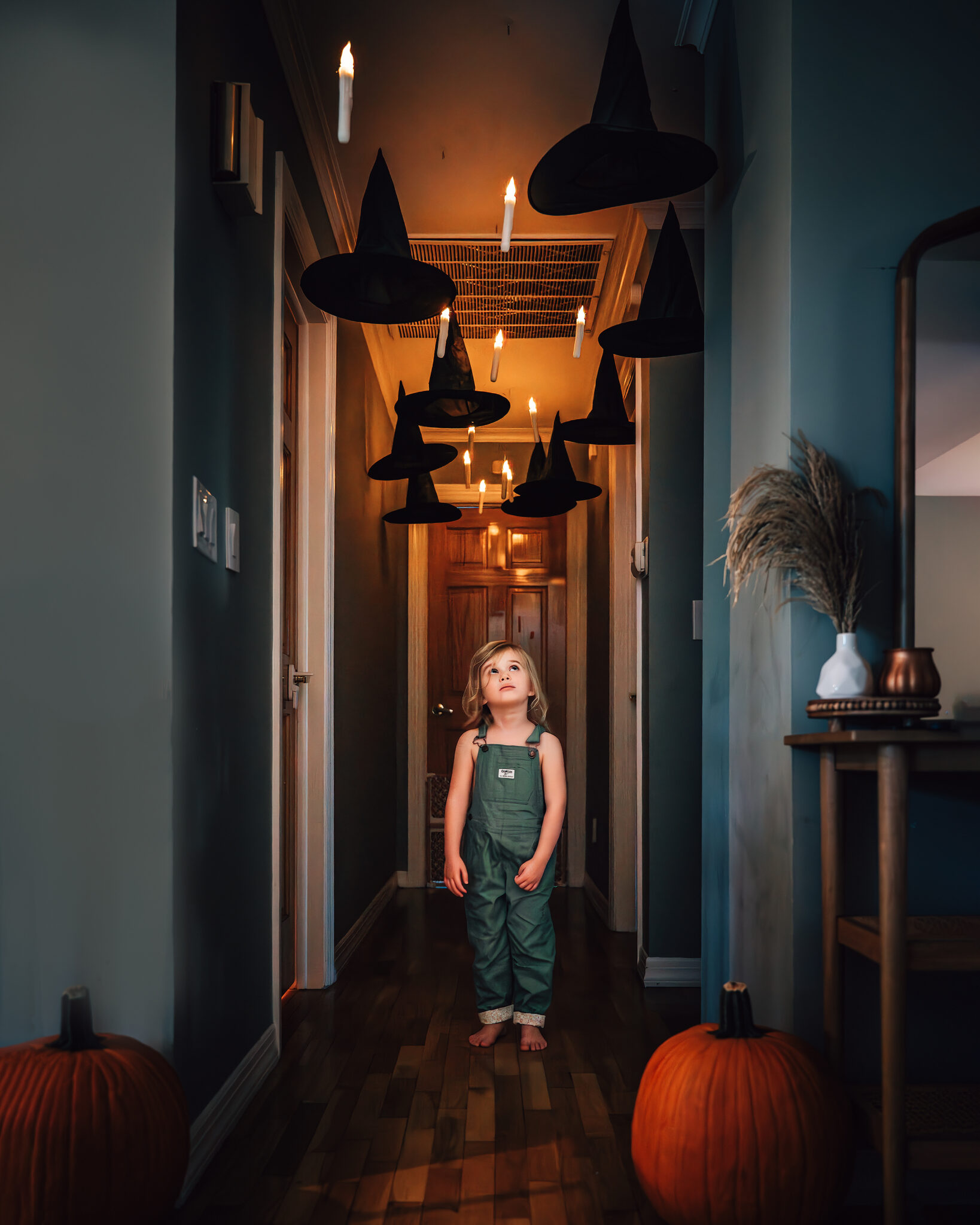 The Best DIY Floating Witch Hat and Candle Tutorial - Tandra Nicole